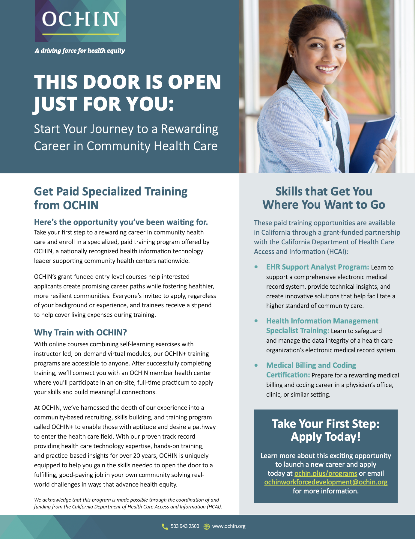 HCAI Toolkit | OCHIN PLUS