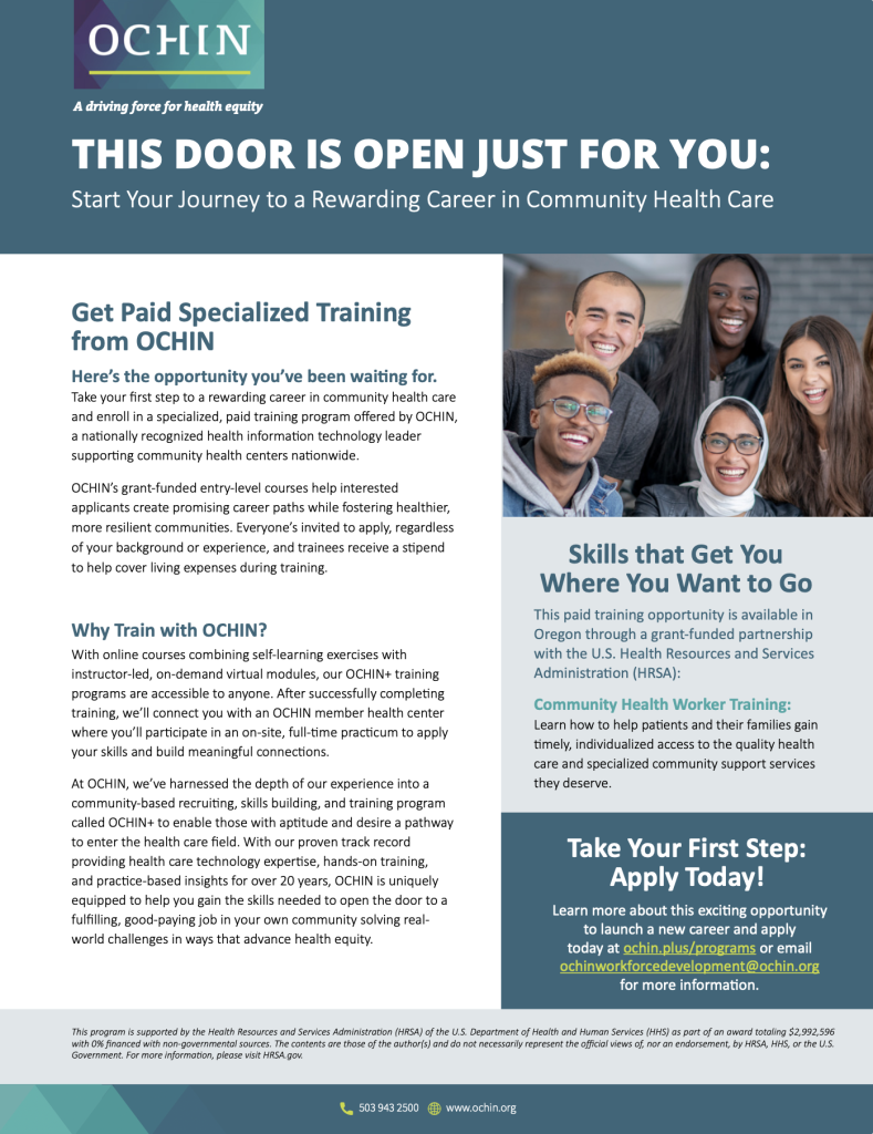 HRSA Toolkit | OCHIN PLUS